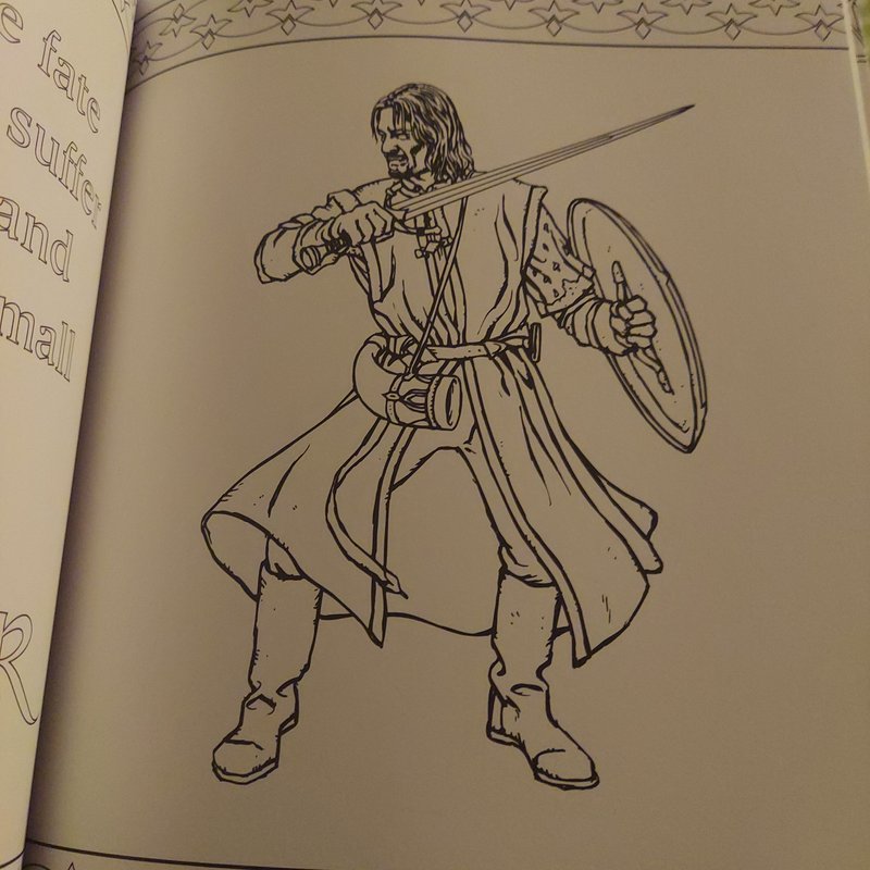 The Lord of the Rings Movie Trilogy Coloring Book by Warner Brothers ...