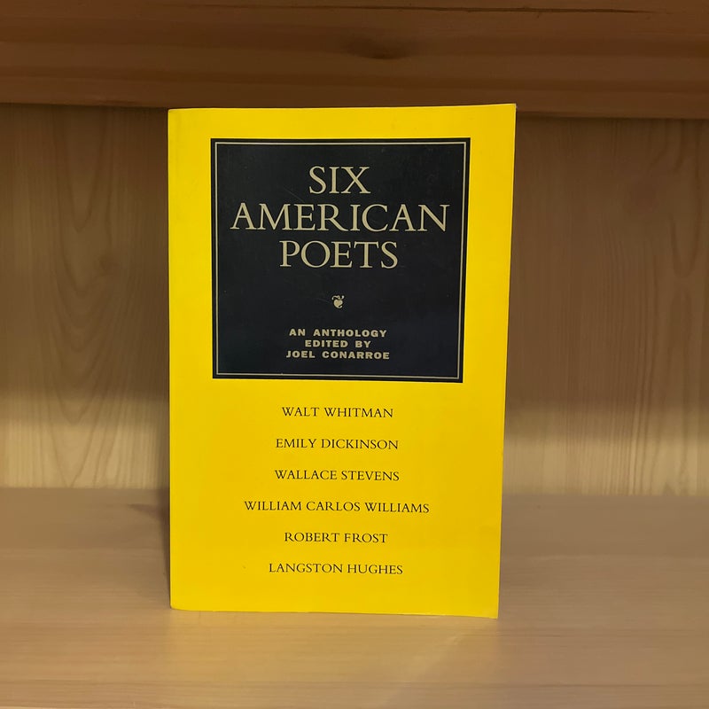 Six American Poets by Joel Conarroe, Paperback | Pangobooks