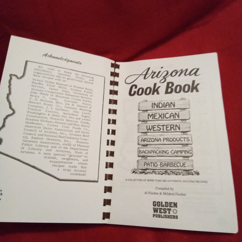 Arizona Cook Book by Al Fischer, Paperback | Pangobooks