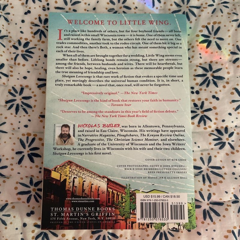 Shotgun Lovesongs by Nickolas Butler, Paperback | Pangobooks