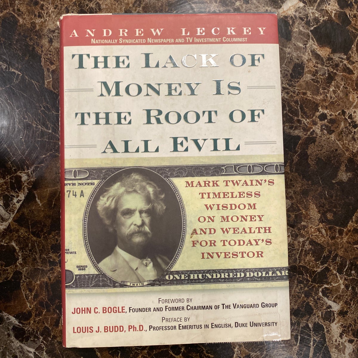 Lack of Money Is the Root of All Evil by Andrew Leckey, Louis Budd ...