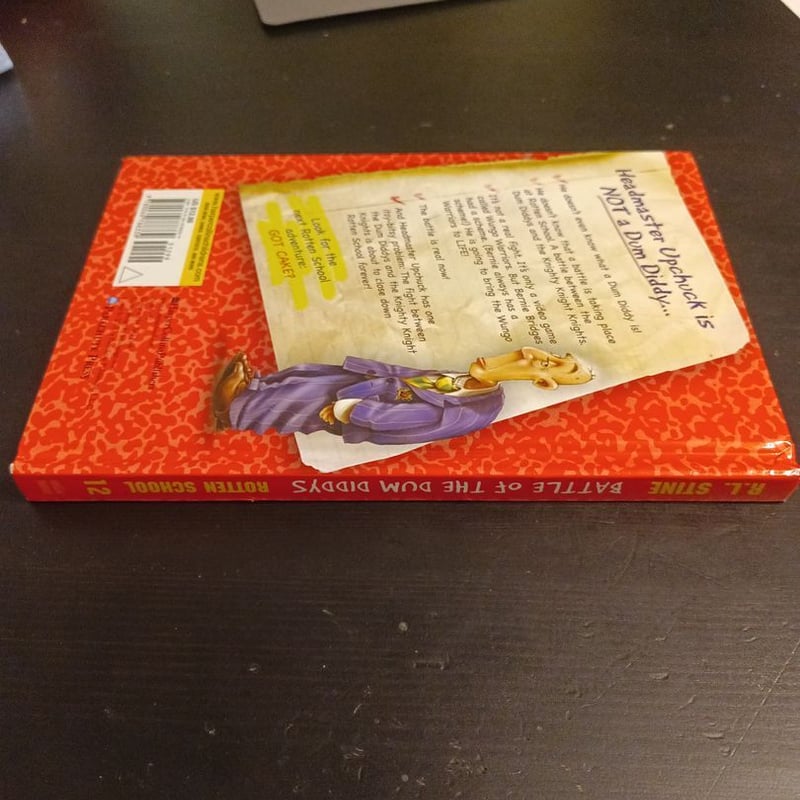 Rotten School #12: Battle of the Dum Diddys by R. L. Stine, Hardcover ...