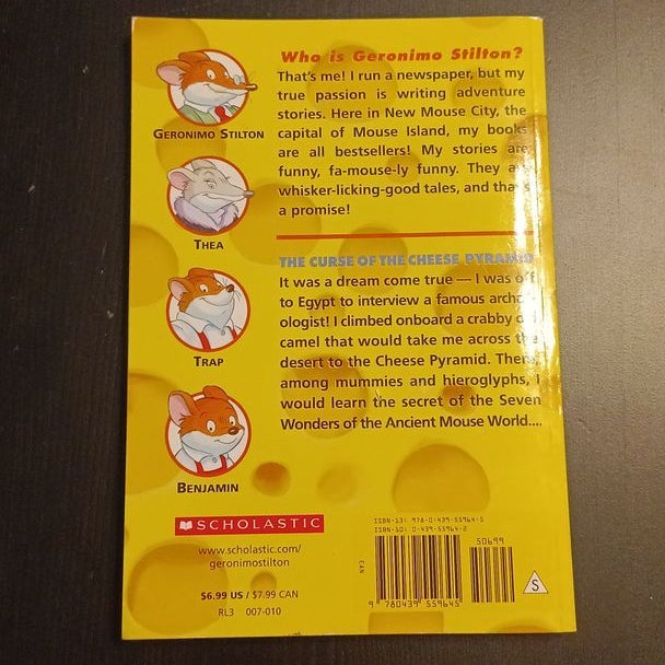 The Curse of the Cheese Pyramid by Geronimo Stilton, Paperback | Pangobooks