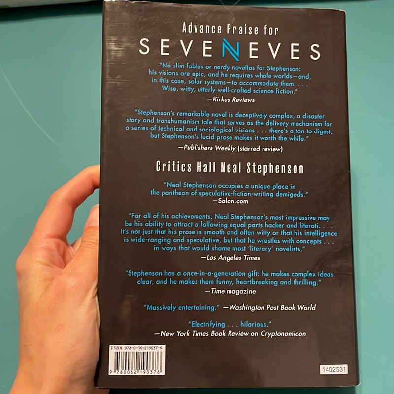 Seveneves by Neal Stephenson, Hardcover | Pangobooks