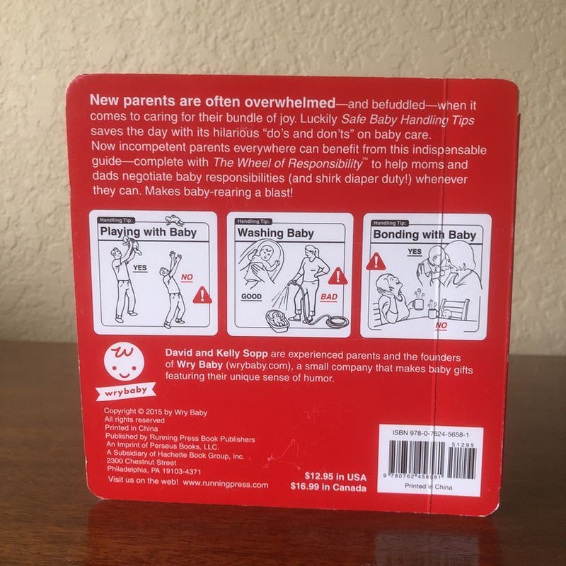 Safe Baby Handling Tips by David Sopp, Kelly Sopp
