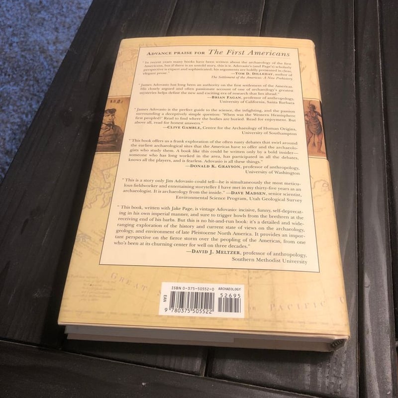 The First Americans by James Adovasio, Hardcover | Pango Books