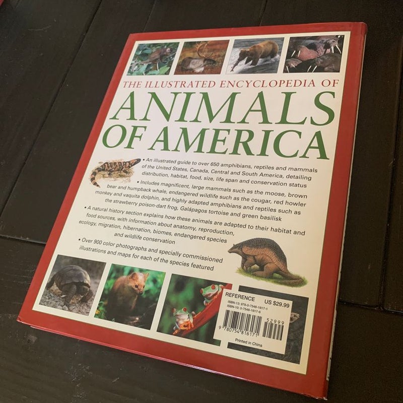 The Illustrated Encyclopedia of Animals of America by Tom Jackson ...