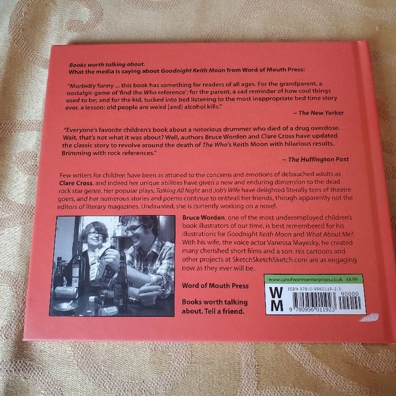 Goodnight Keith Moon by Clare Cross, Hardcover | Pangobooks