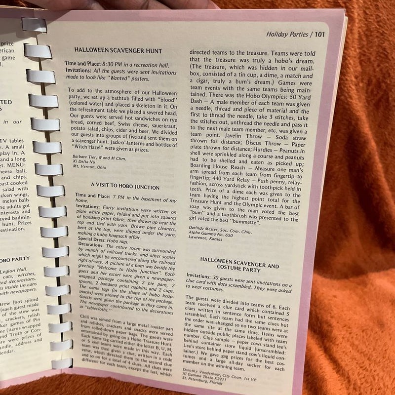 The beta sigma phi international party book by Beta sigma phi ...