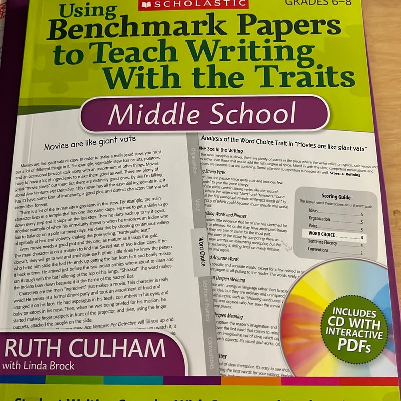 Using Benchmark Papers to Teach Writing with the Traits: Middle School ...