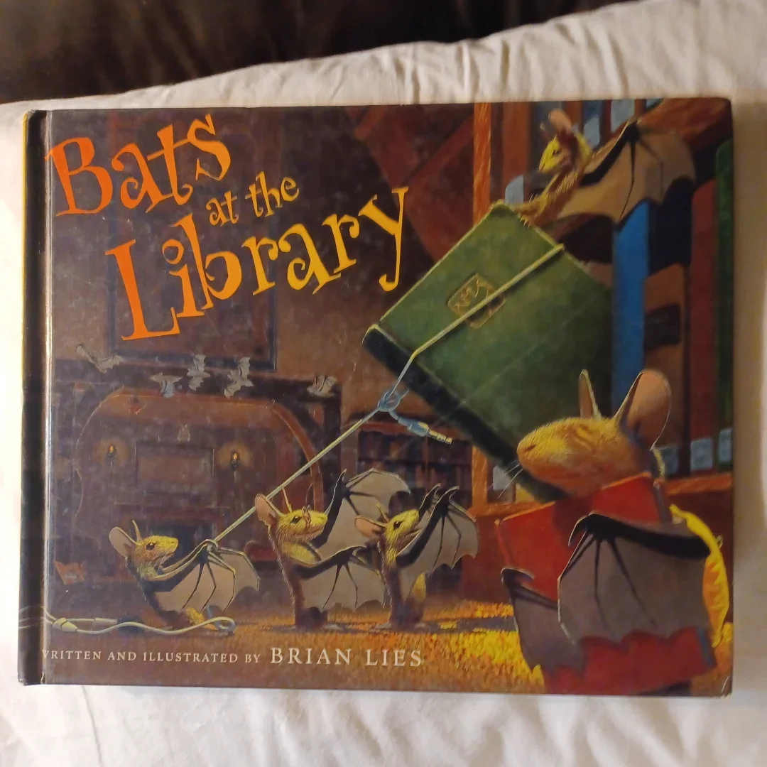 Bats at the Library by Brian Lies