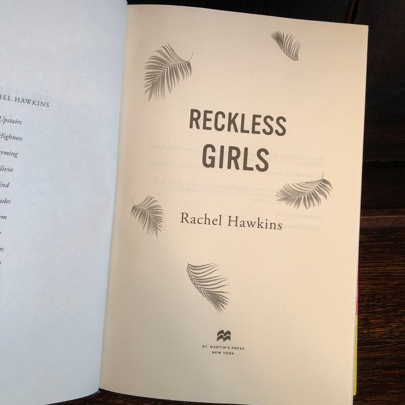 Reckless Girls by Rachel Hawkins, Hardcover | Pangobooks