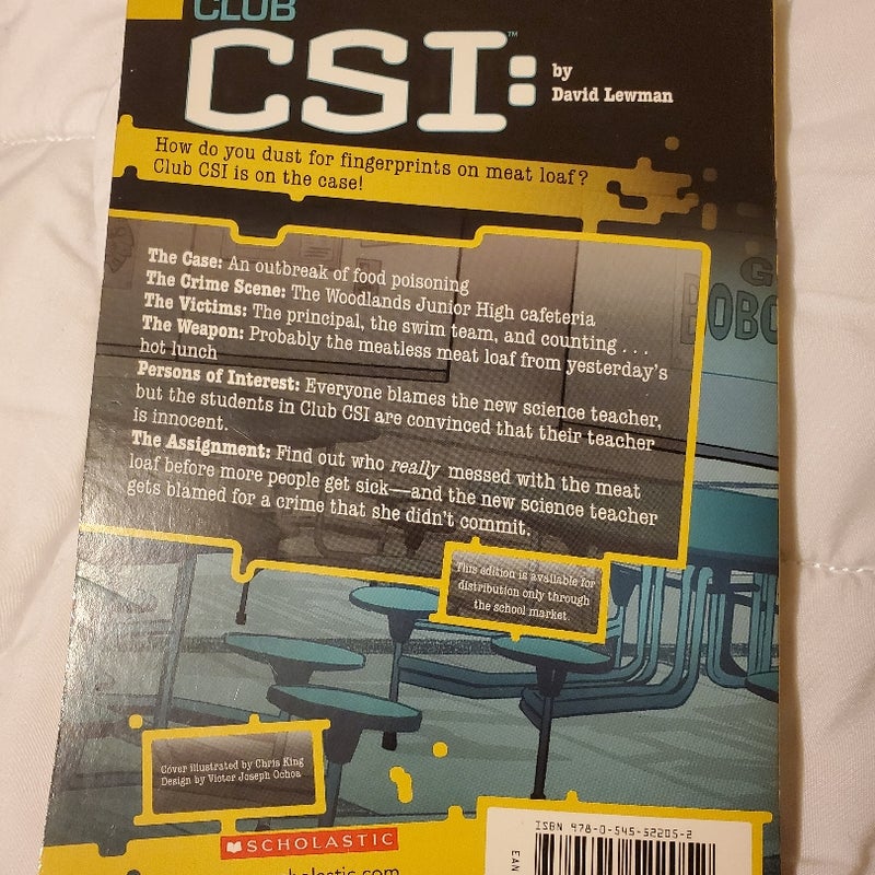 Club Csi: The Cases of the mystery meat loaf by David Lewman, Paperback ...