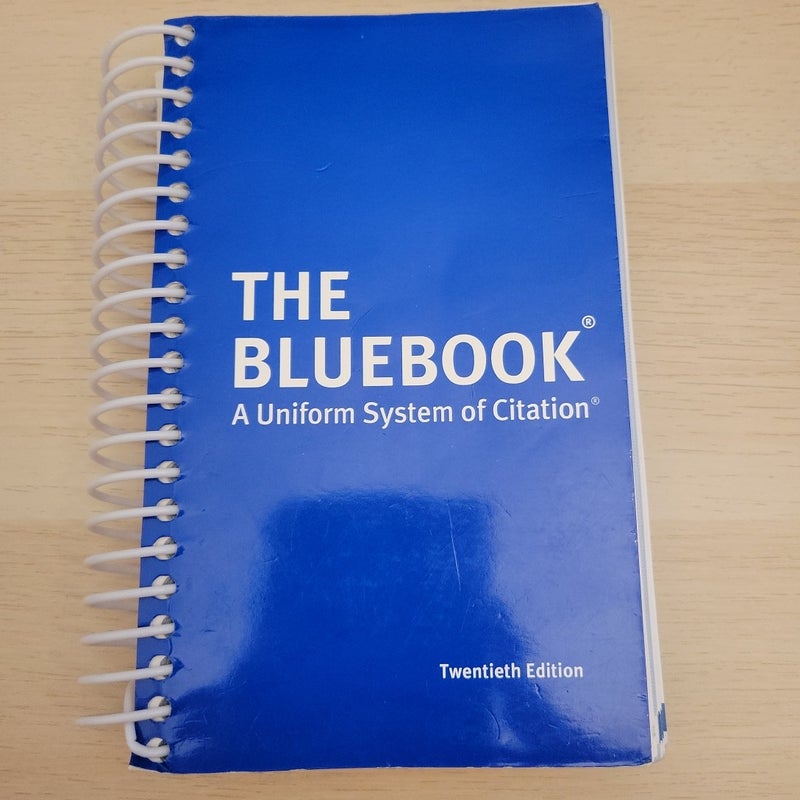 The Bluebook by Harvard Law Review, Columbia Law Review, University of ...