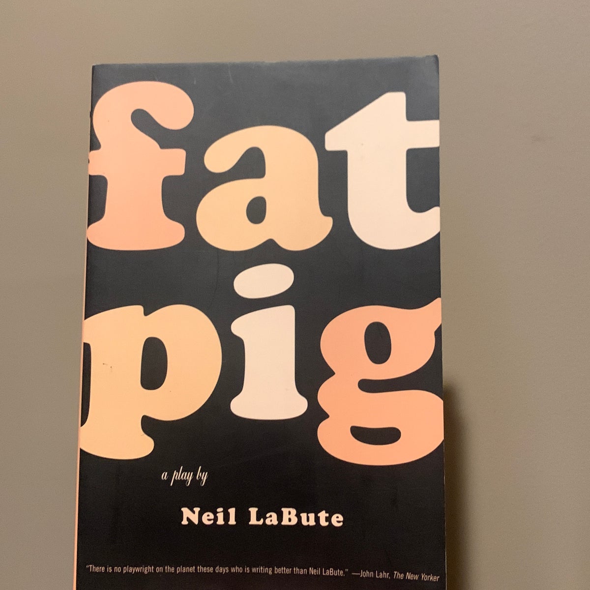Fat Pig by Neil LaBute