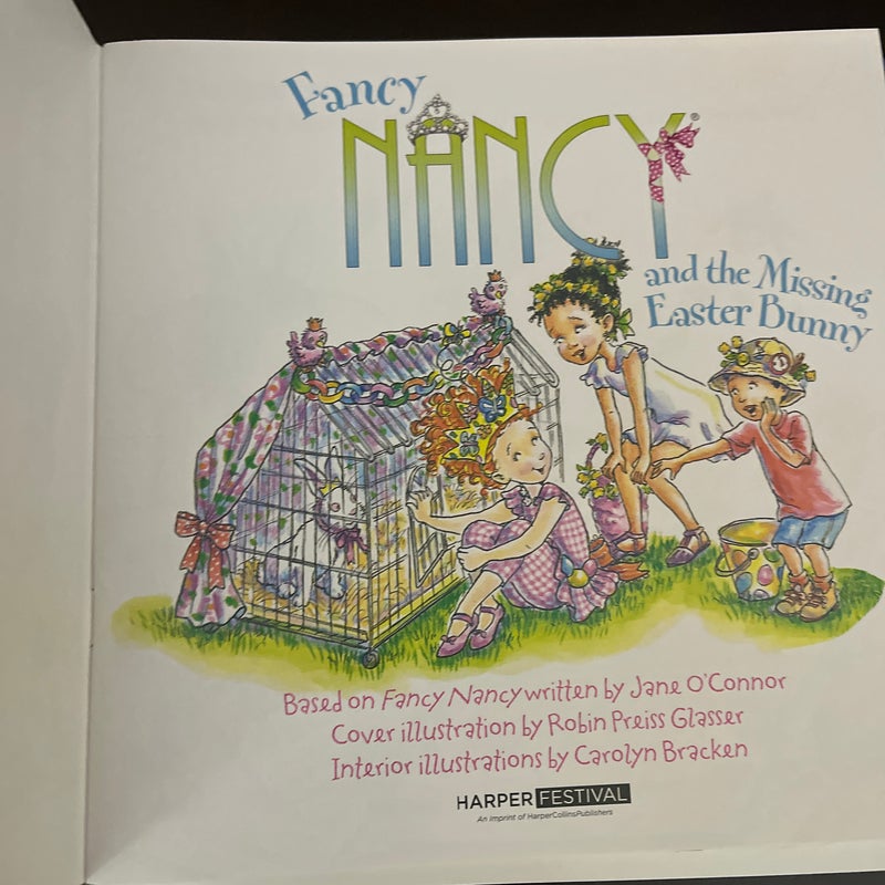 Fancy Nancy and the Missing Easter Bunny by Jane O'Connor, Paperback ...