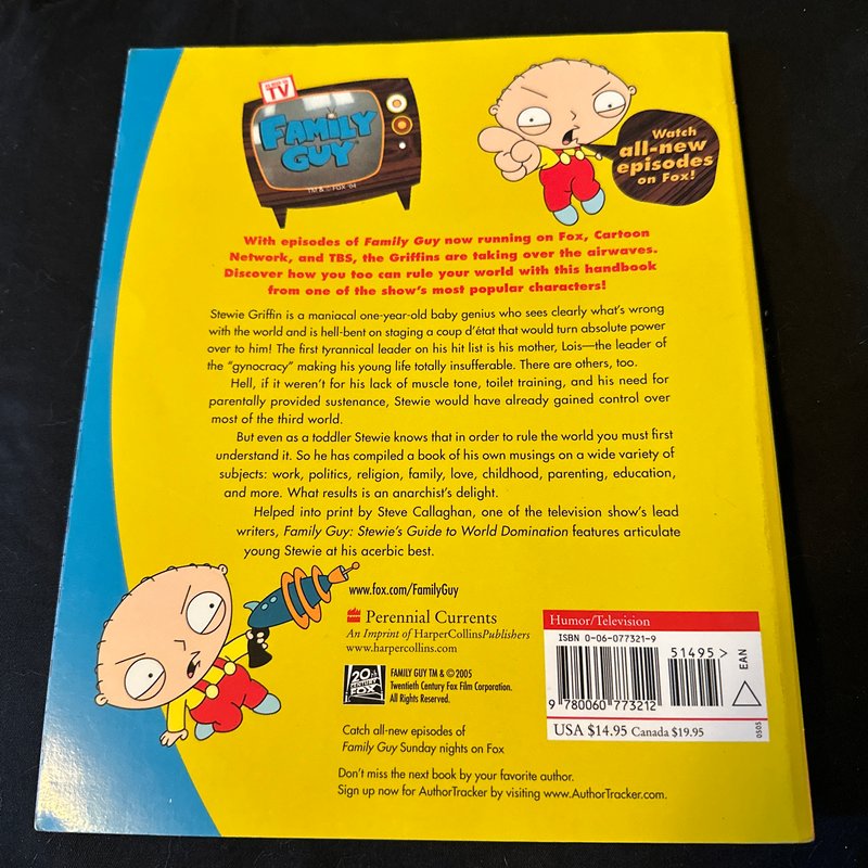 Family Guy: Stewie's Guide to World Domination by Steve Callaghan