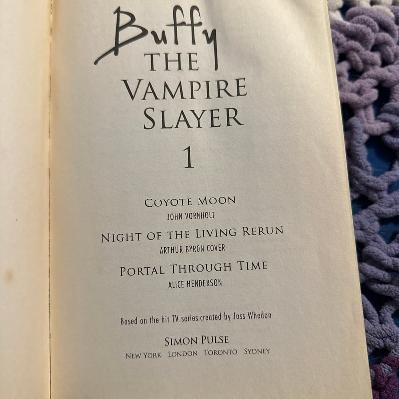 Buffy the Vampire Slayer by Arthur Byron Cover; Alice Henderson; John ...