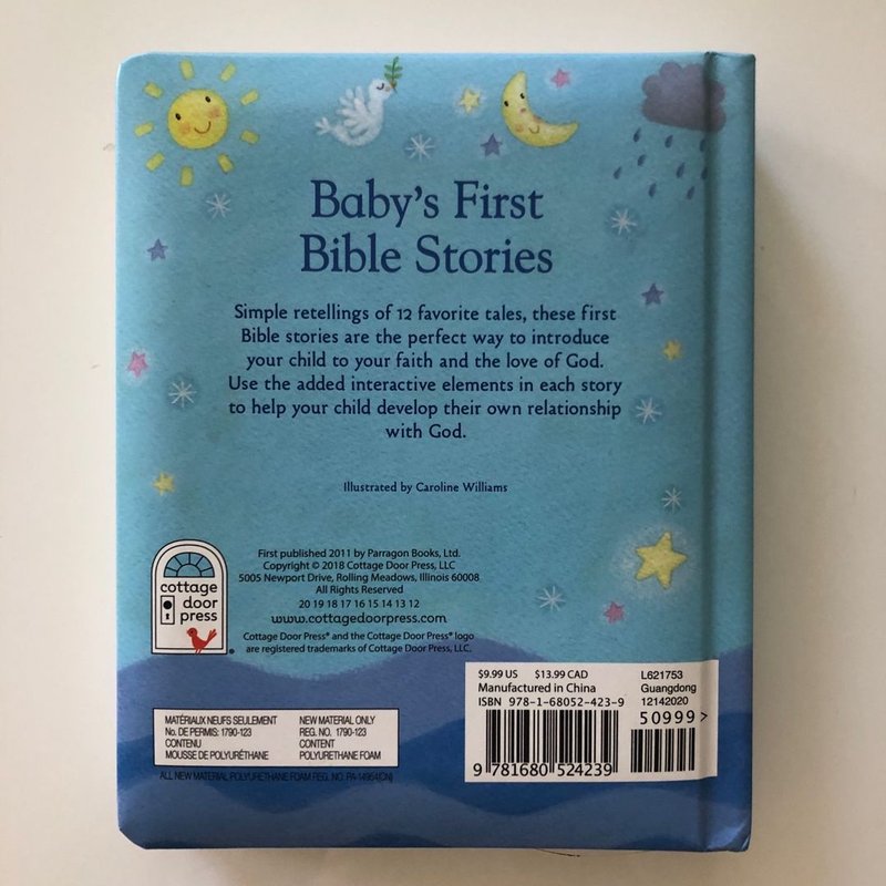 Baby's First Bible Stories by Rachel Elliot