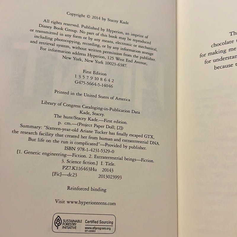 Project Paper Doll: the Hunt by Stacey Kade, Hardcover | Pangobooks