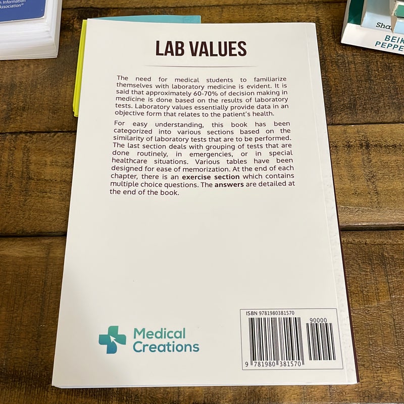 Lab Values: Everything You Need to Know about Laboratory Medicine and ...