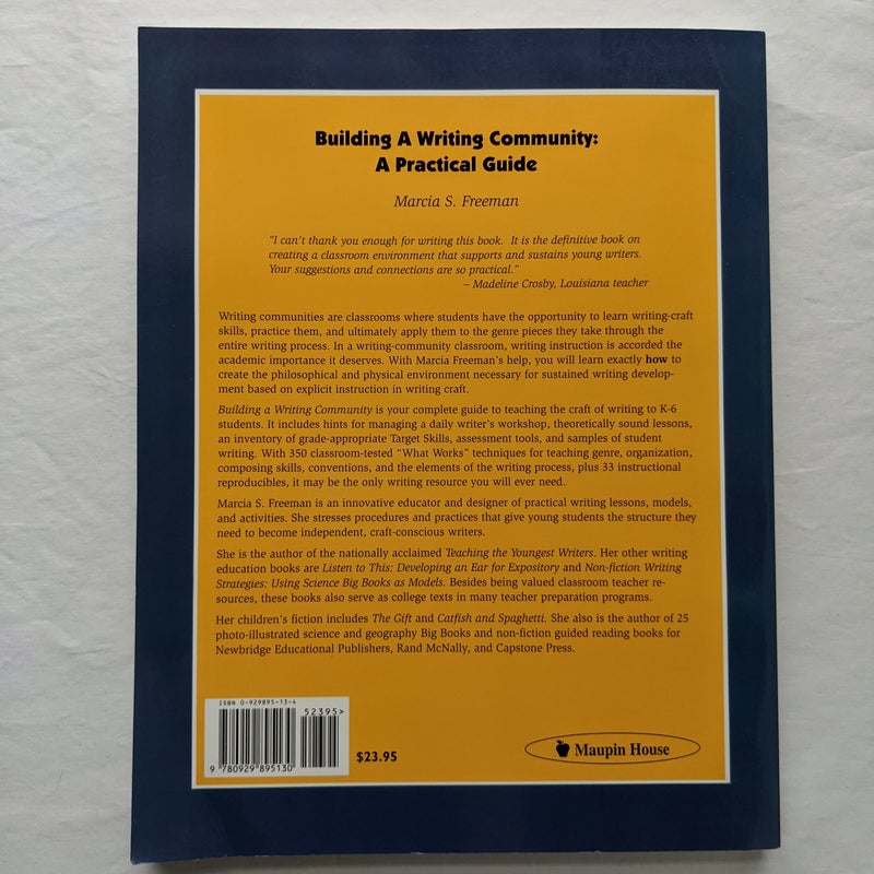 Building a Writing Community by Marcia S. Freeman
