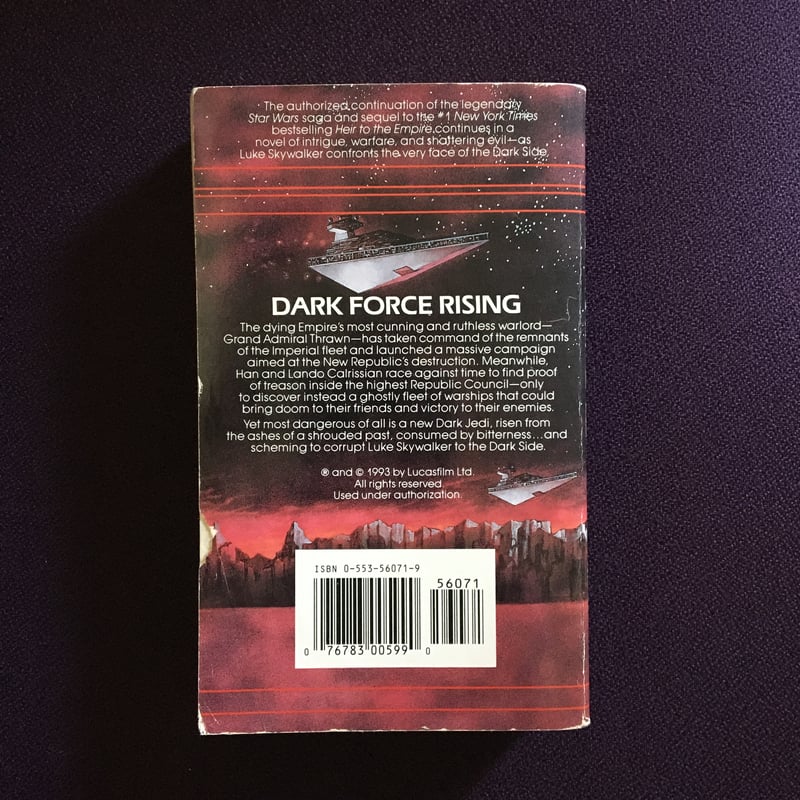 Dark Force Rising: Star Wars Legends (the Thrawn Trilogy)