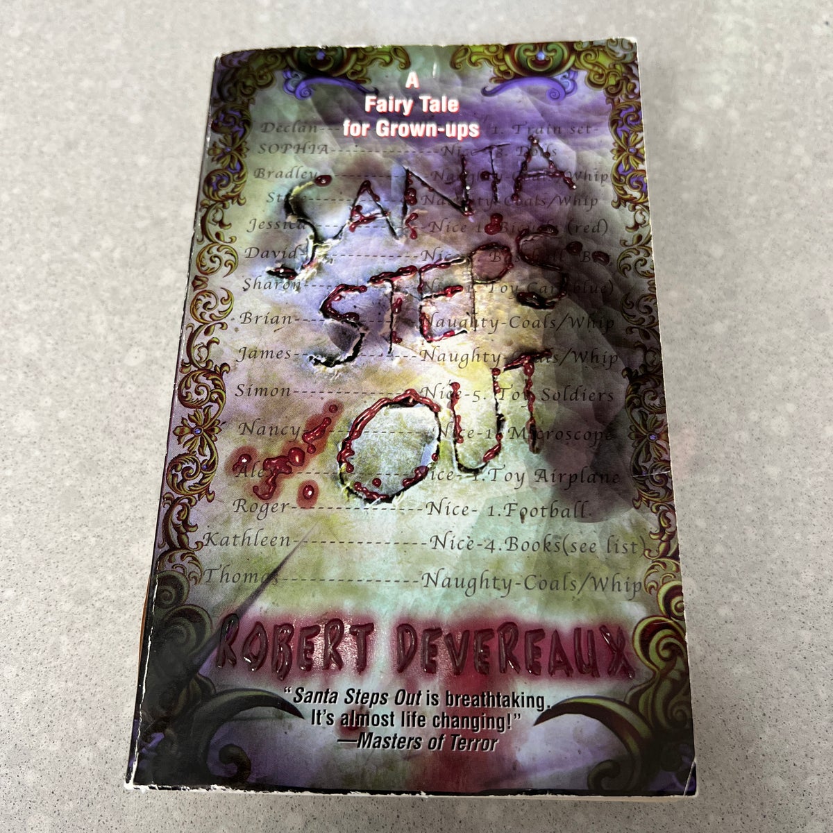 Santa Steps Out by Robert Devereaux