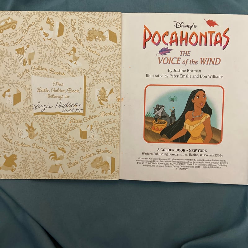 Pocahontas Little Golden Book by Golden Books Staff, Hardcover | Pangobooks