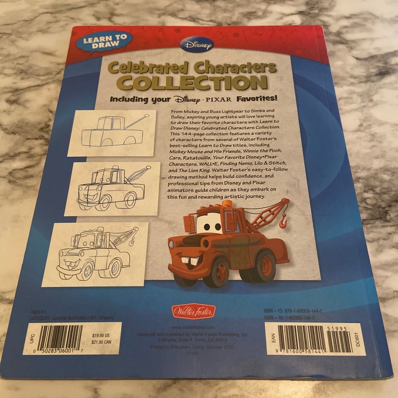 Learn to Draw Disney Celebrated Characters Collection by Disney ...