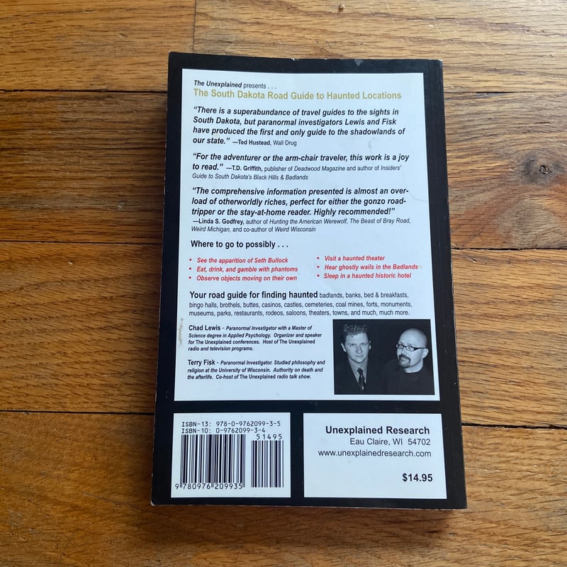 The South Dakota Road Guide to Haunted Locations by Chad Lewis ...