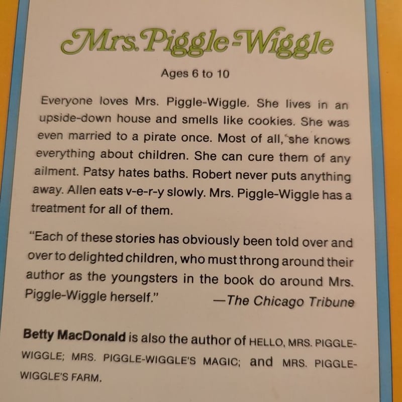 Mrs. Piggle-Wiggle by Betty MacDonald , Paperback | Pangobooks
