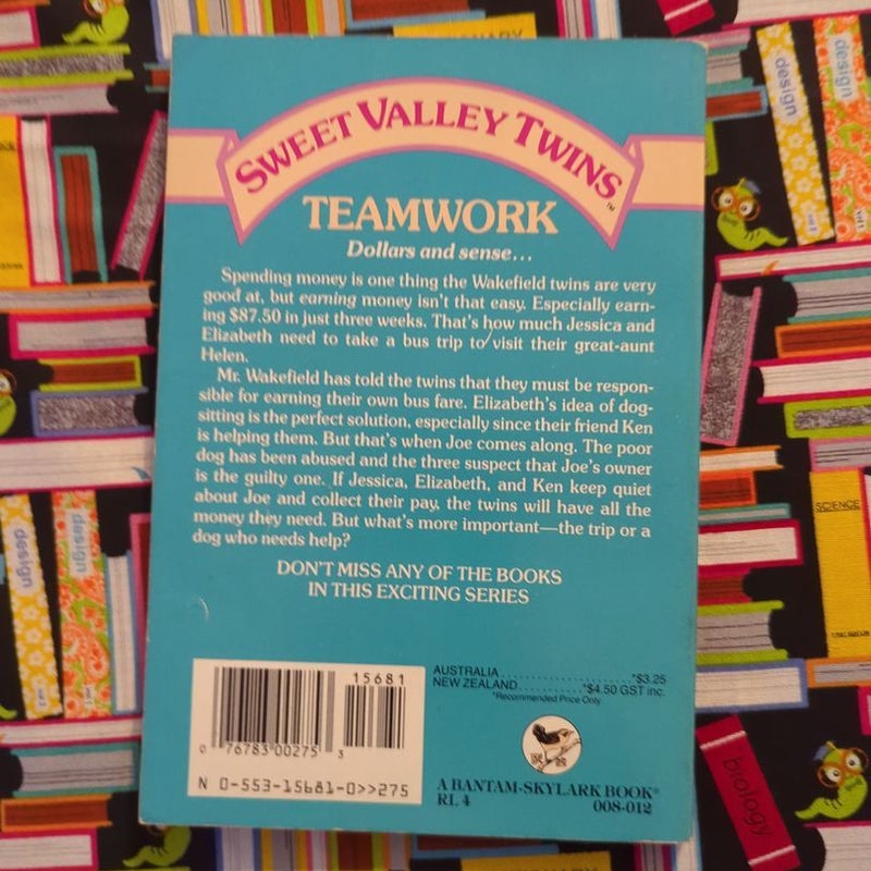 Teamwork by Francine Pascal, Jamie Suzanne