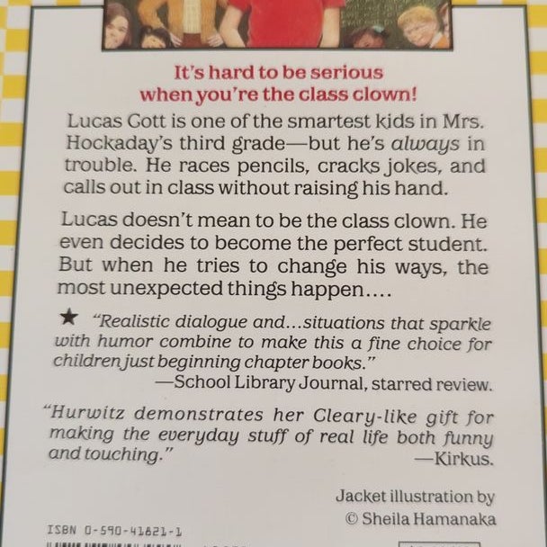 Class Clown by Johanna Hurwitz; Sheila Hamanaka (Illustrator ...