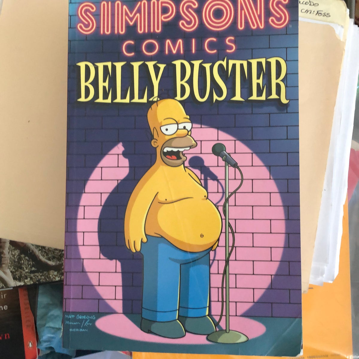 Simpsons Comics Belly Buster by Matt Groening