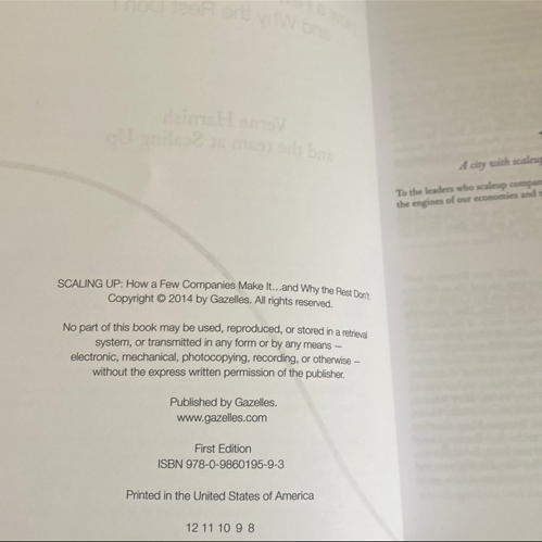 Scaling Up by Verne Harnish, Paperback | Pango Books