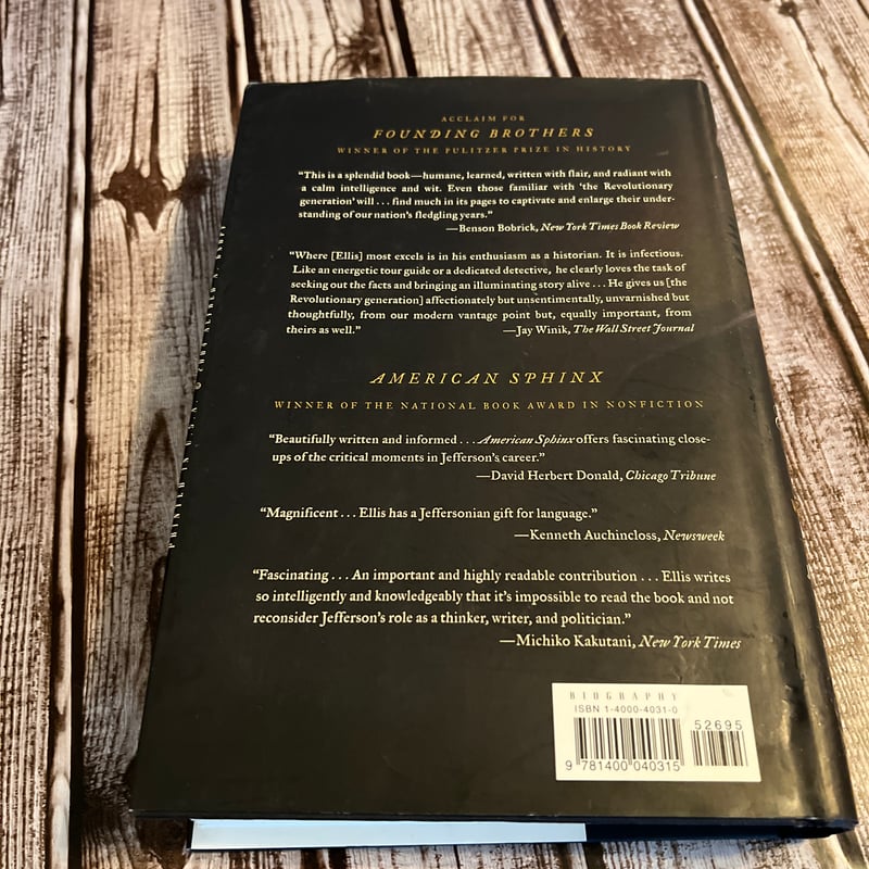 His Excellency by Joseph J. Ellis