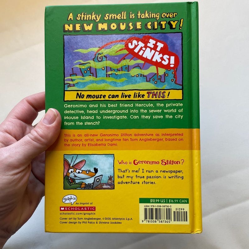 The Sewer Rat Stink by Geronimo Stilton, Hardcover | Pangobooks