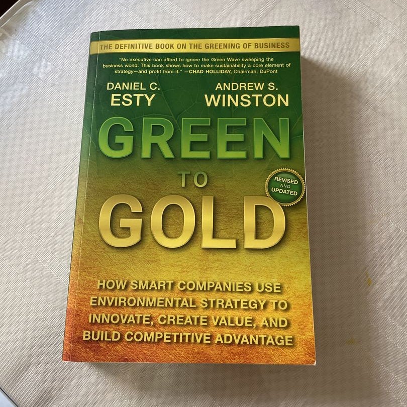 Green to Gold by Daniel C. Esty, Andrew Winston