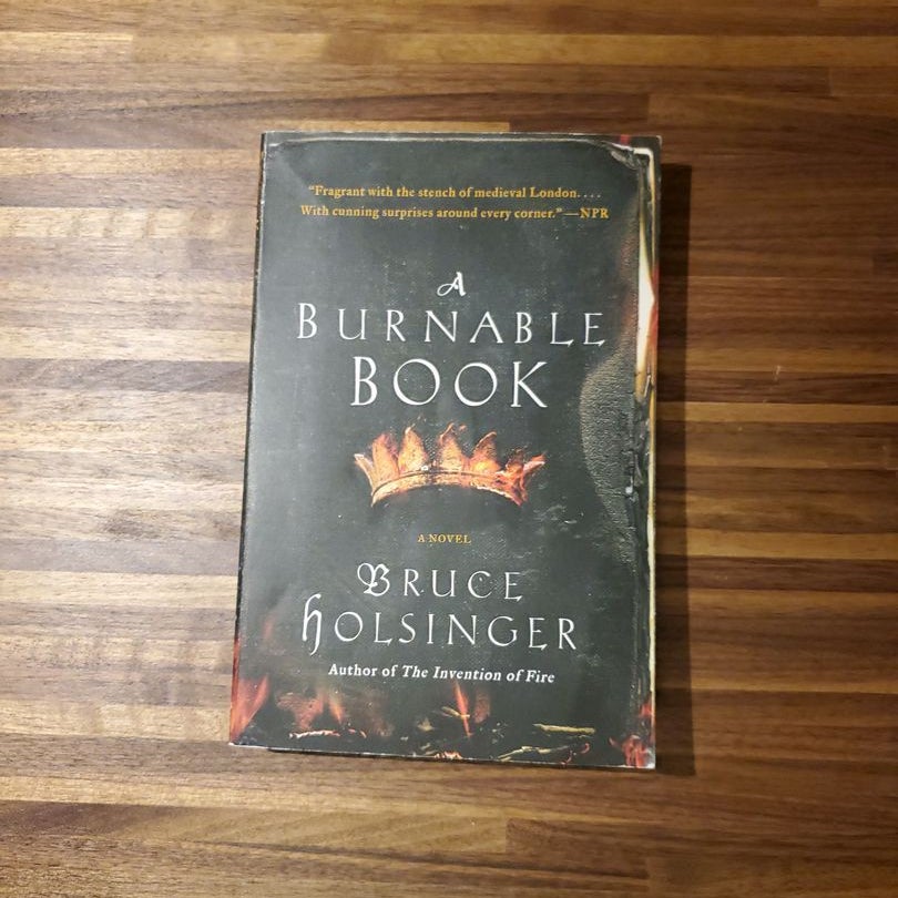 A Burnable Book by Bruce Holsinger