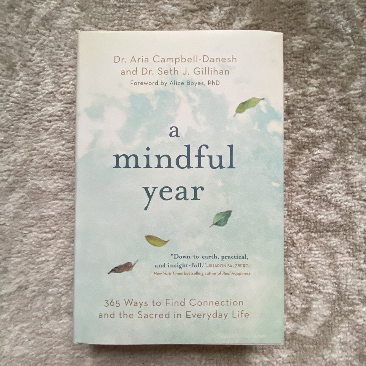 A Mindful Year by Aria Campbell-Danesh, Seth J. Gillihan, Alice Boyes,, Alice Boyes