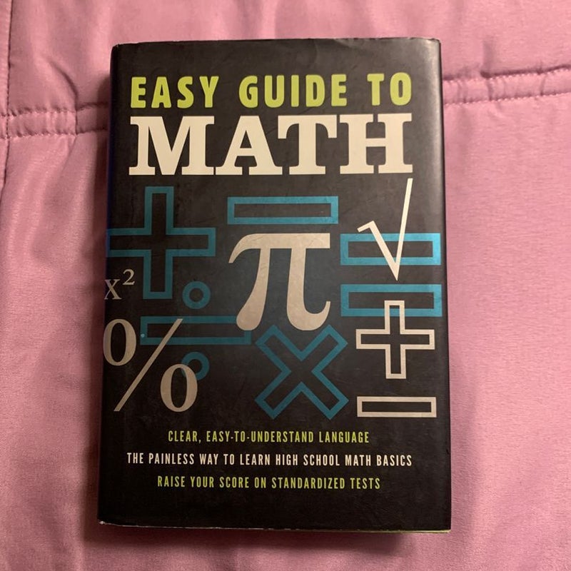 Easy Guide to Math by Anna Medvedovsky, Hardcover | Pangobooks
