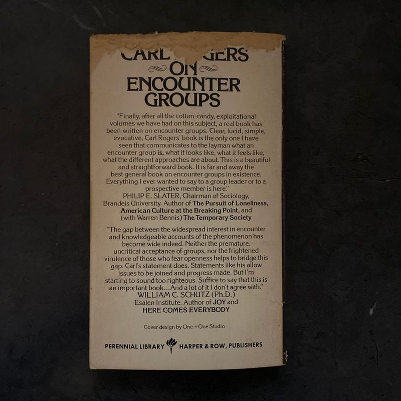Carl Rogers on Encounter Groups by Carl Rogers, Paperback | Pangobooks