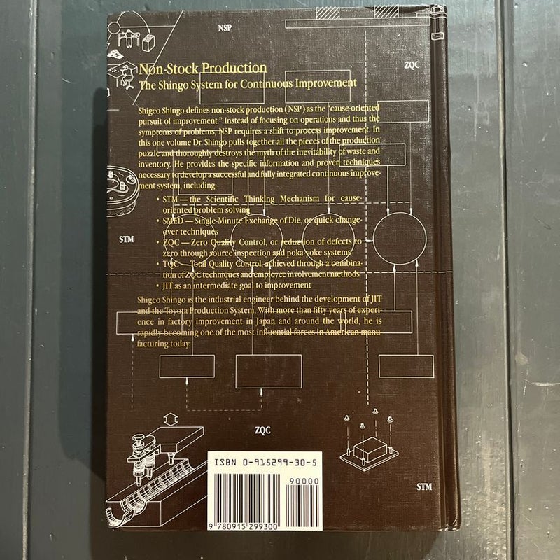 Non-Stock Production by Shigeo Shingo, Norman Bodek