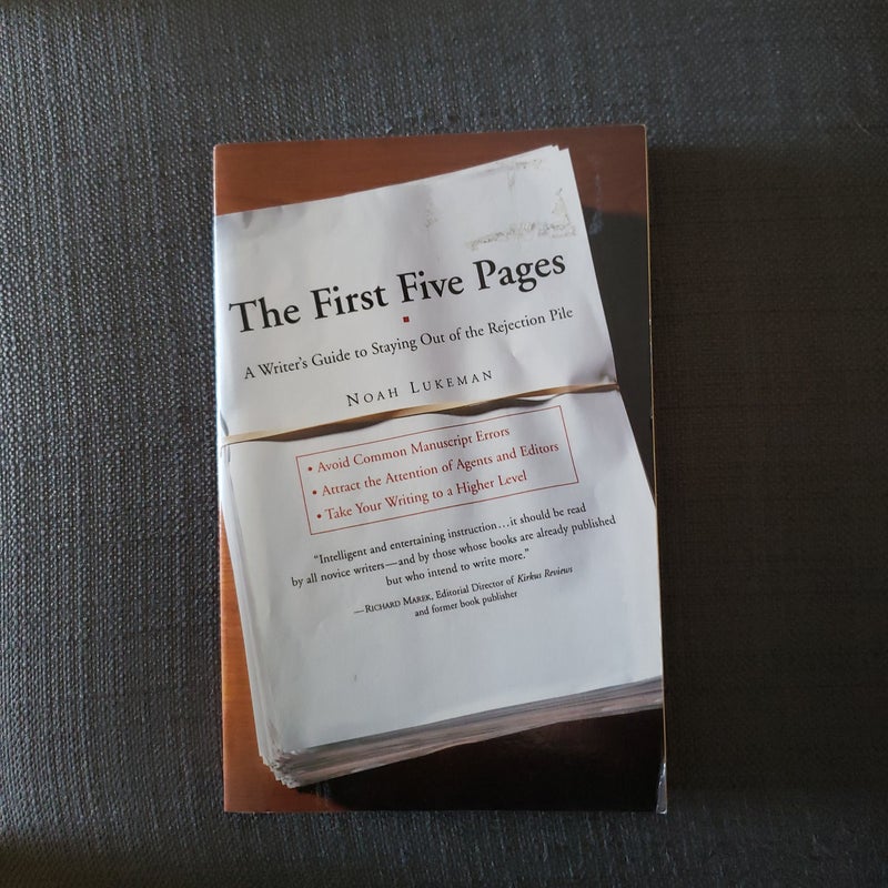 The First Five Pages by Noah Lukeman, Paperback | Pangobooks