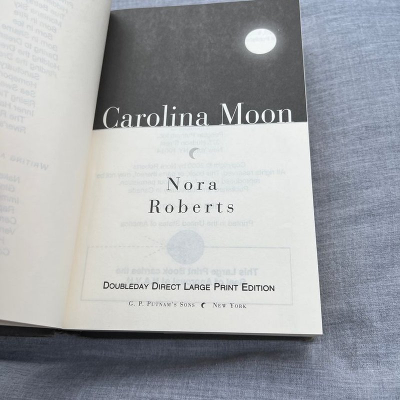 Carolina Moon by Nora Roberts , Hardcover | Pangobooks