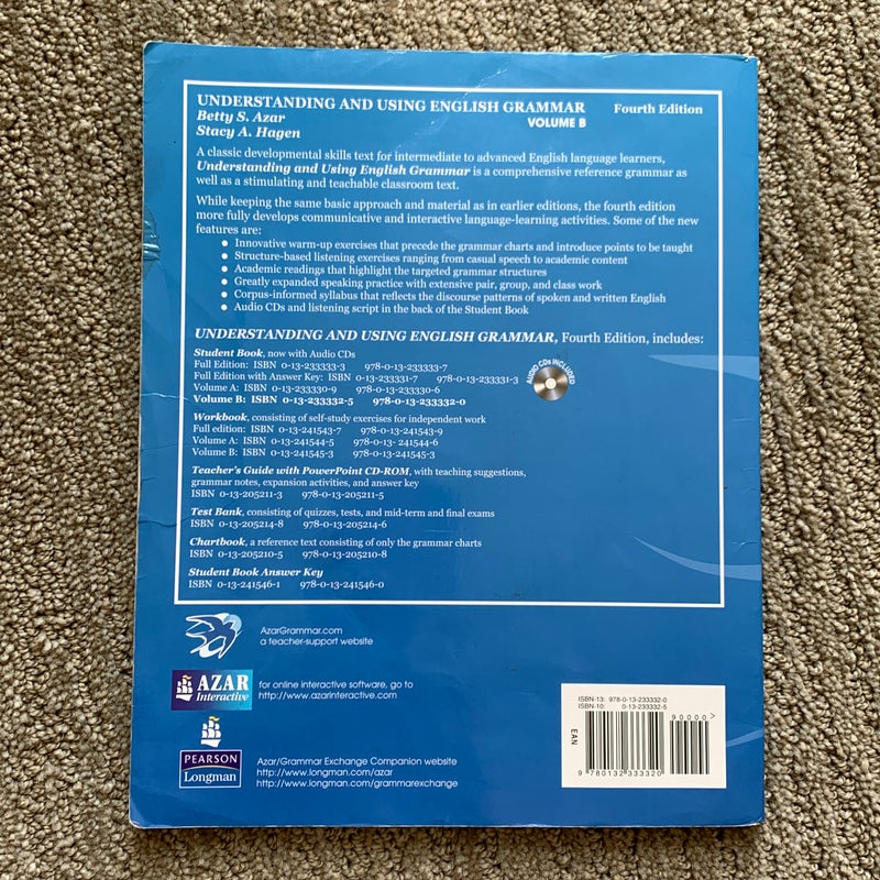 Understanding and Using English Grammar by Betty Schrampfer Azar ...