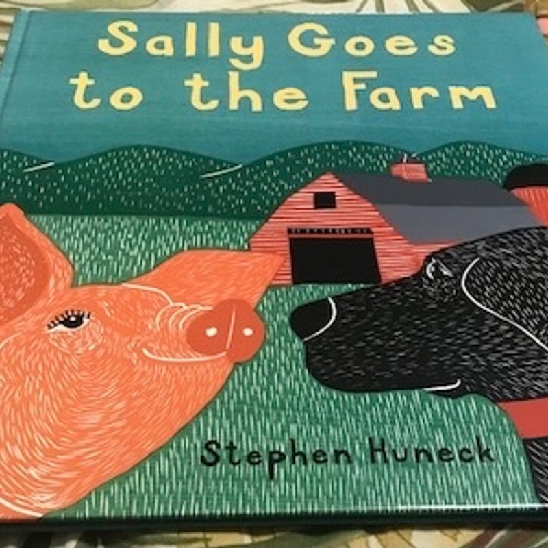 Signed 1stEd Sally Goes To The Farm by Stephen Huneck, Hardcover ...