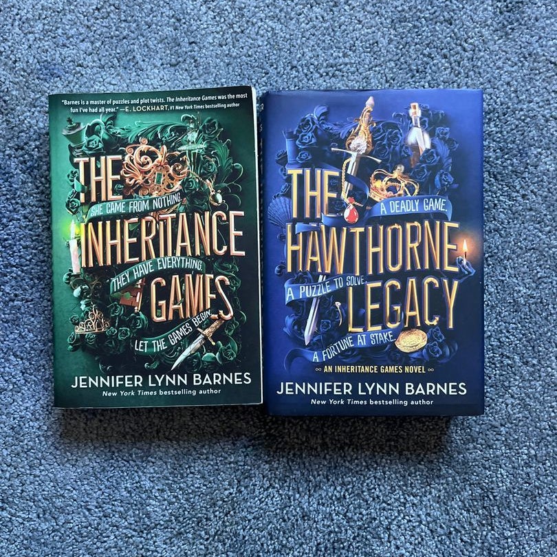 The Inheritance Games Book 1 and 2 by Jennifer Lynn Barnes , Hardcover ...