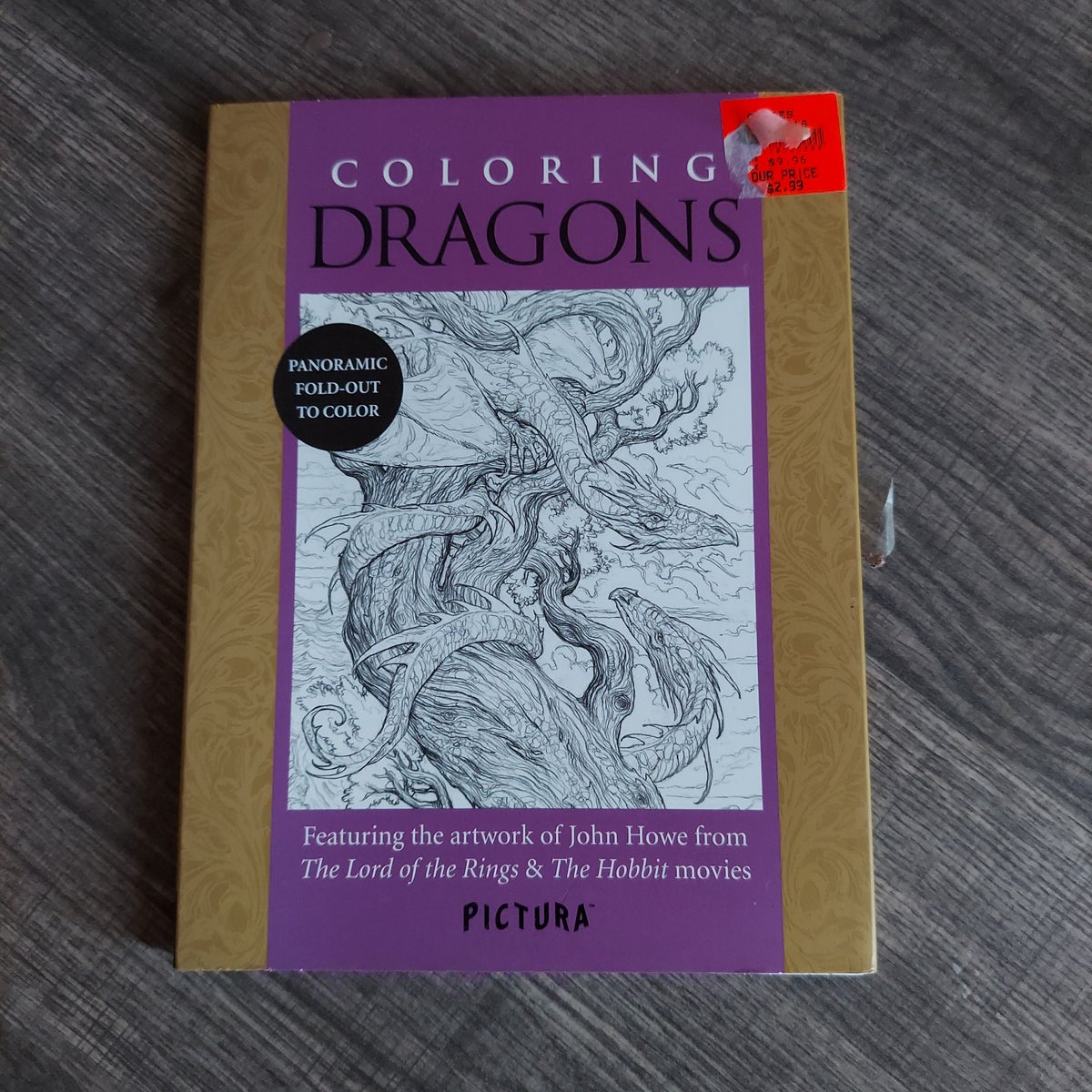 Coloring Dragons by John Howe